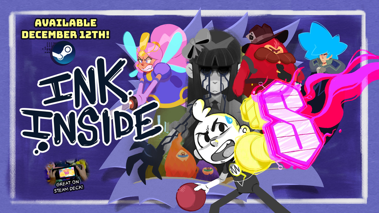 INK INSIDE, the indie cartoon action RPG with Brian David Gilbert ...
